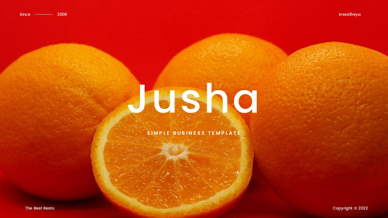 Jusha - PowerPoint Creative Business Template, Presentation Templates