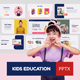 Kids Children Education Powerpoint Template, Presentation Templates