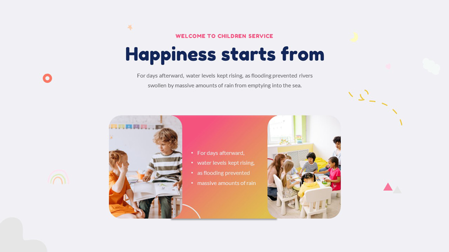 Kids Children Education Powerpoint Template, Presentation Templates