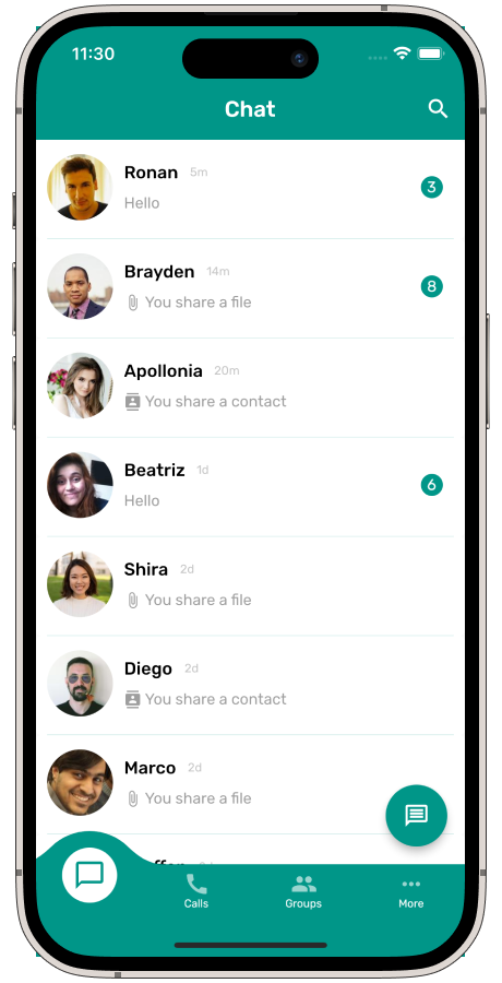 Chat & Group Chat App Template in Flutter | For Mobile & Web | WhatsApp Web Clone Flutter ...