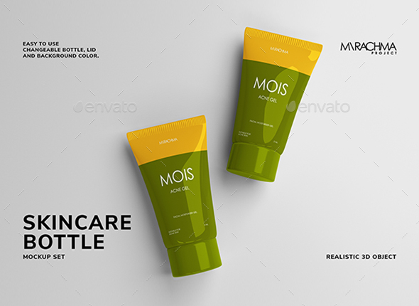 Skincare Bottle Mockup Set, Graphics | GraphicRiver