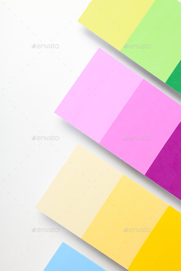 Concept of colors for design, color palettes, top view Stock Photo by ...