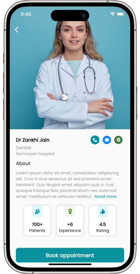 Doctor Appointment Booking Android App + iOS App Template in Flutter ...