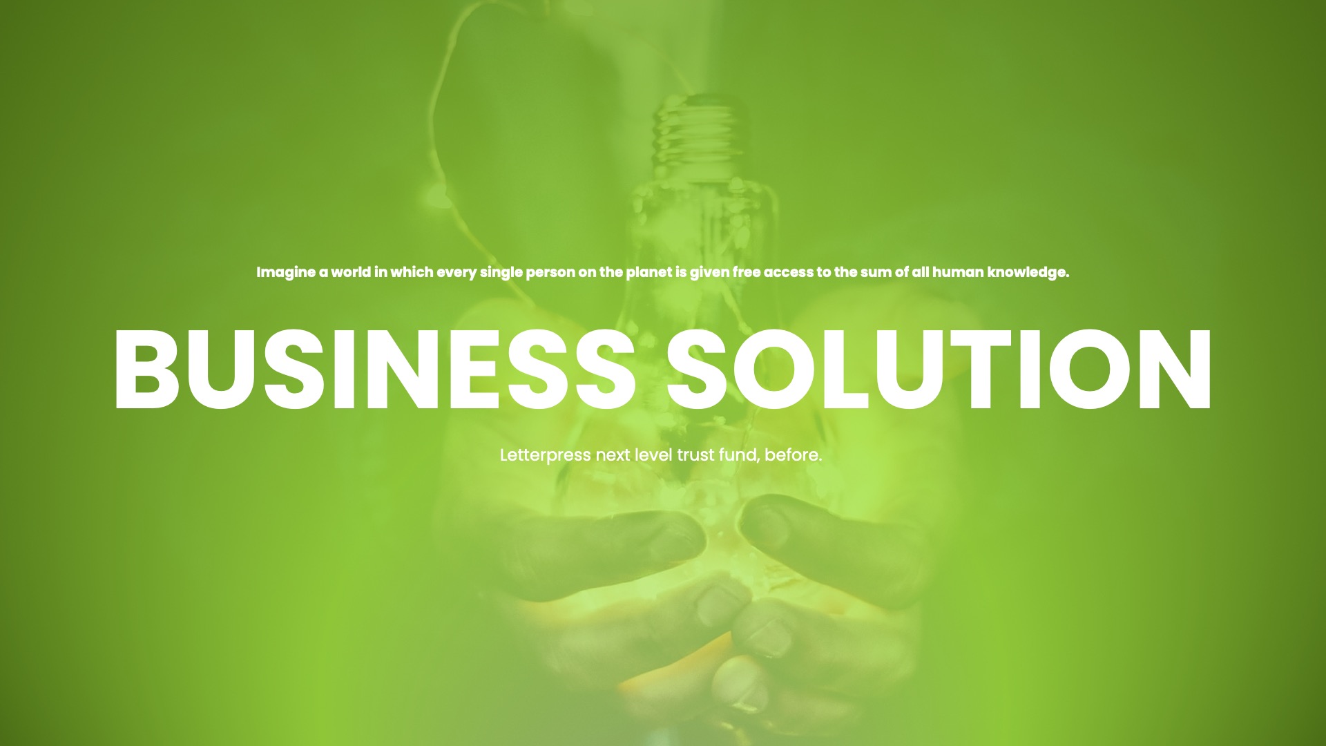 Business Solution - PowerPoint Infographics Slides, Presentation Templates