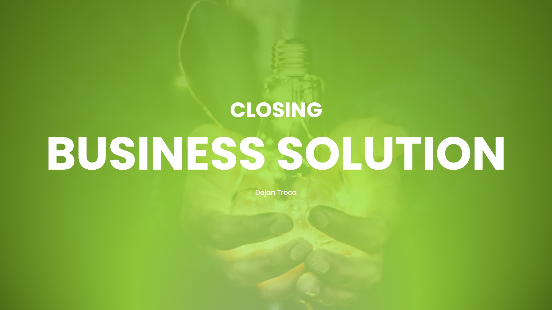 Business Solution - PowerPoint Infographics Slides, Presentation Templates