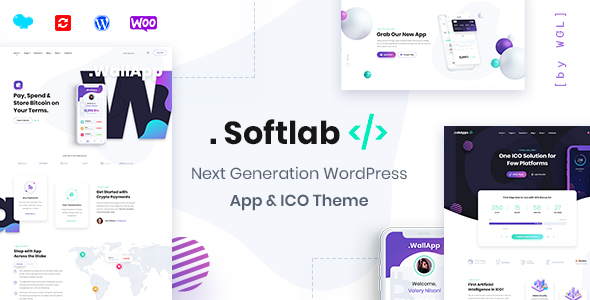 Softlab - Startup and App WordPress Theme by WebGeniusLab | ThemeForest