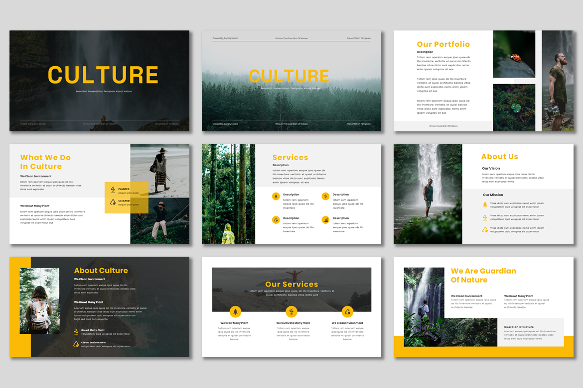 Culture Keynote Presentation Template, Presentation Templates ...