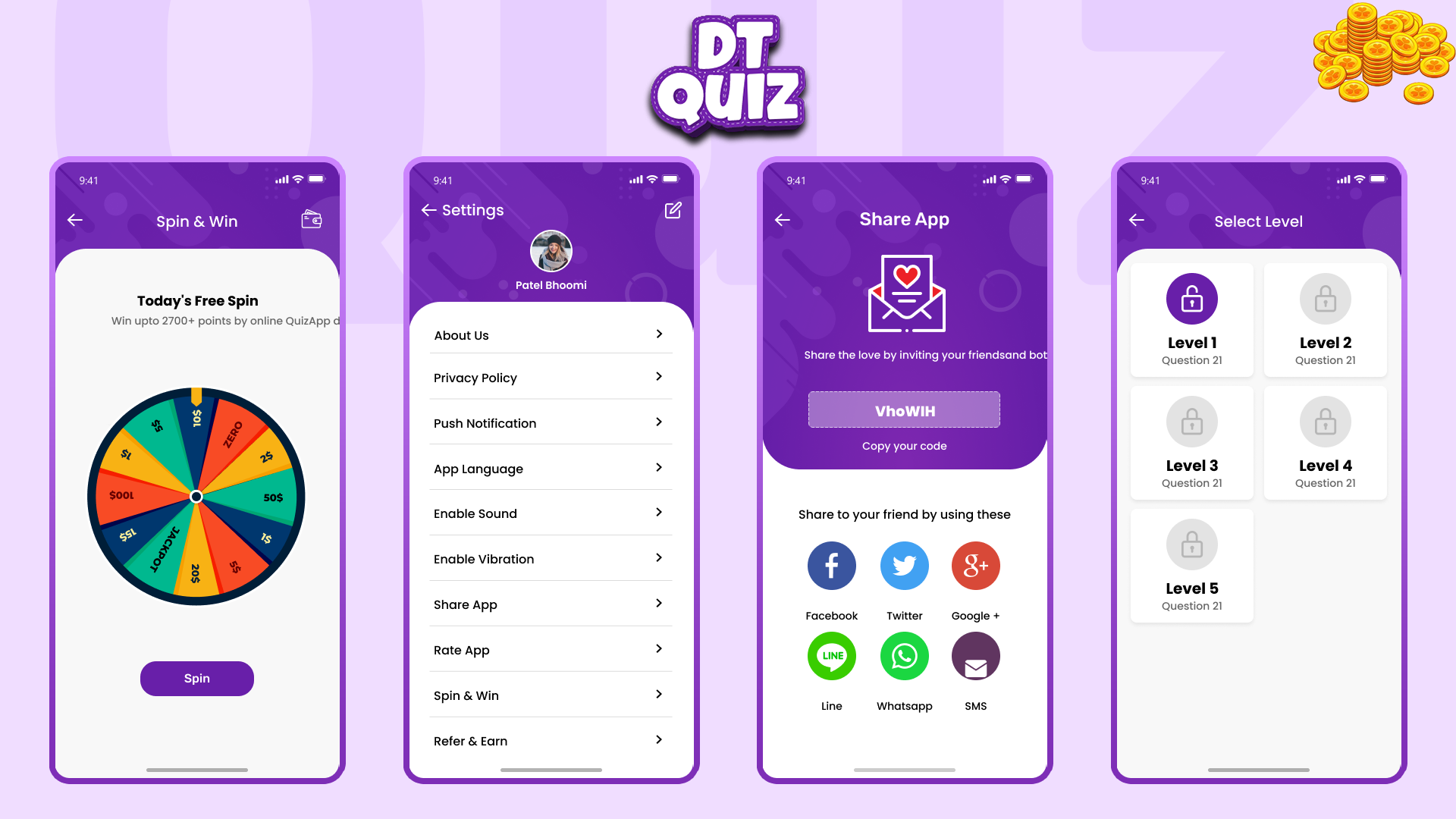 DTQuiz - Online Quiz Flutter Full Application | Laravel Admin Panel by ...