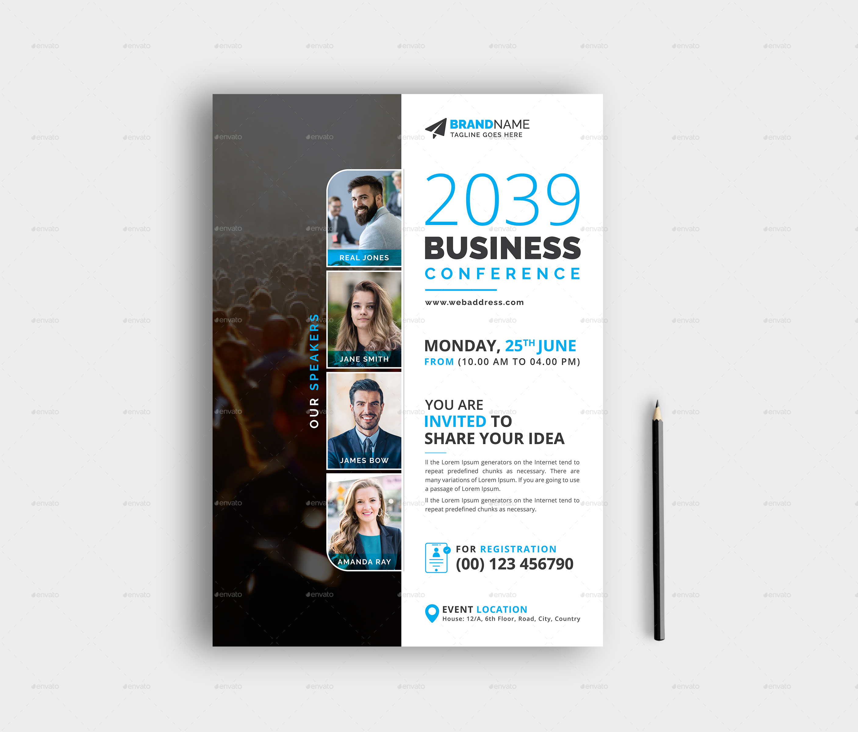Conference Flyer, Print Templates | GraphicRiver