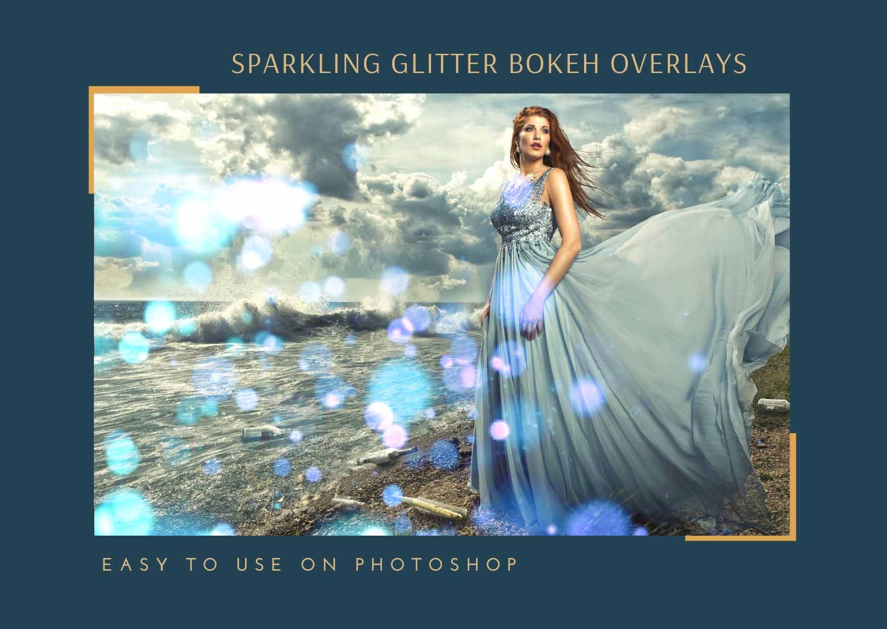 200 Sparkling Glitter Bokeh Overlays, Add-ons | GraphicRiver