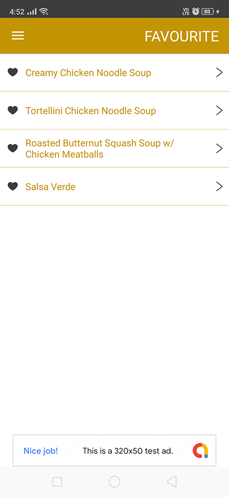 Cooking Recipe Template for Android by ExpressTemplate | CodeCanyon
