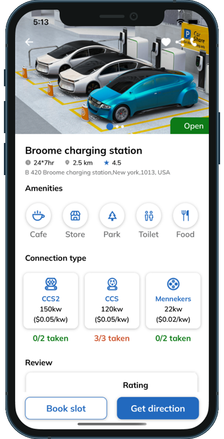 EV Charging Station App | Electric Vehicle Charging Spot App | iOS ...