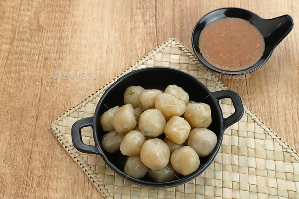 Cilok, traditional food from West Java, Indonesia Stock Photo by ...