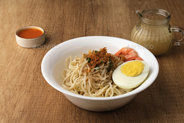 Mie Celor, a noodle dish from Palembang, South Sumatra Stock Photo by ...