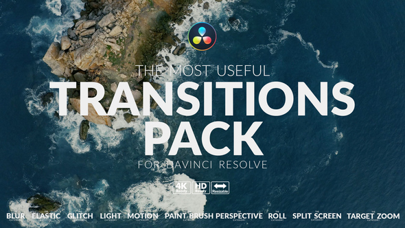 The Most Useful Transitions Pack for DaVinci Resolve, DaVinci Resolve ...