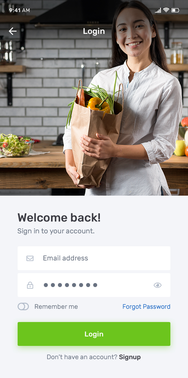Carter — Grocery React Native App Template by GfxPartner | CodeCanyon