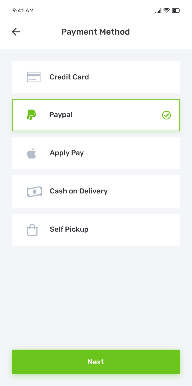 Carter — Grocery React Native App Template by GfxPartner | CodeCanyon