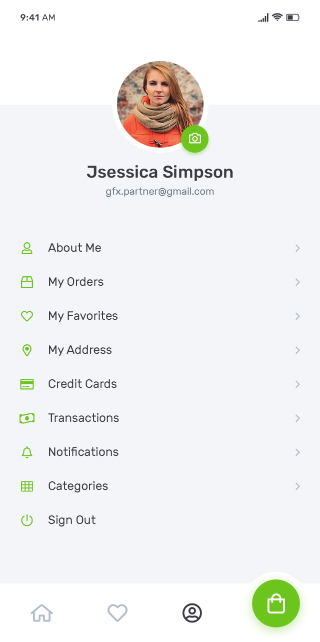 Carter — Grocery React Native App Template by GfxPartner | CodeCanyon