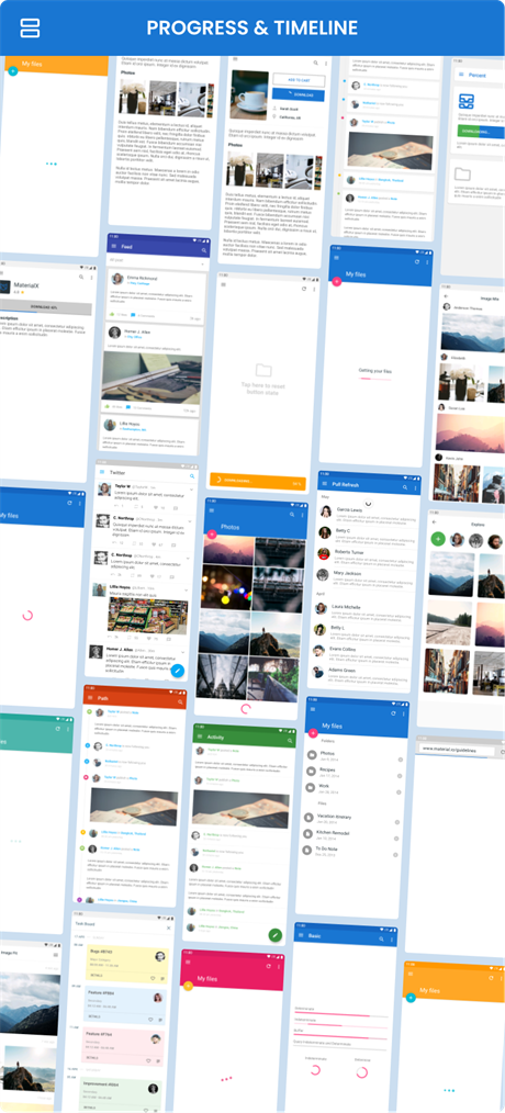 MaterialX - Android Material Design UI 3.0 by dream_space | CodeCanyon