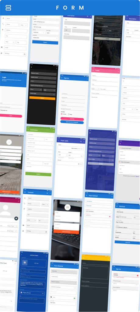MaterialX - Android Material Design UI 3.0 by dream_space | CodeCanyon