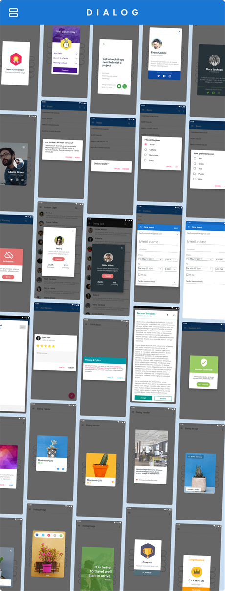 MaterialX - Android Material Design UI 3.0 by dream_space | CodeCanyon