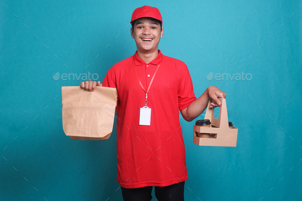 Food Delivery man Stock Photo by Garakta-Studio | PhotoDune