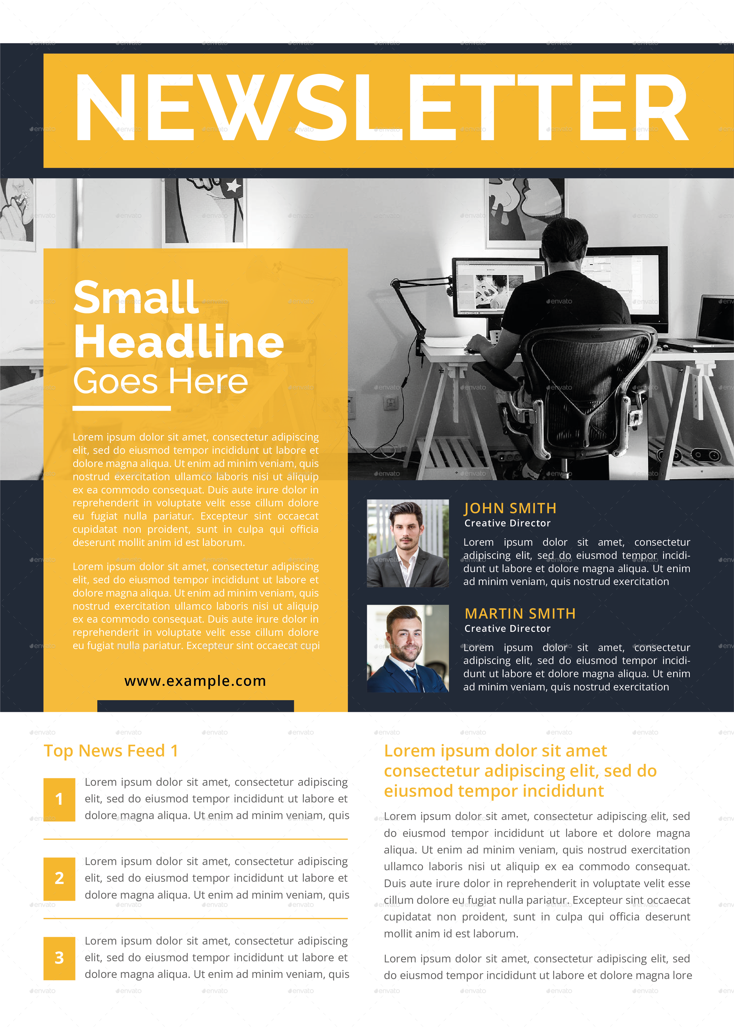 Newsletter, Print Templates | GraphicRiver