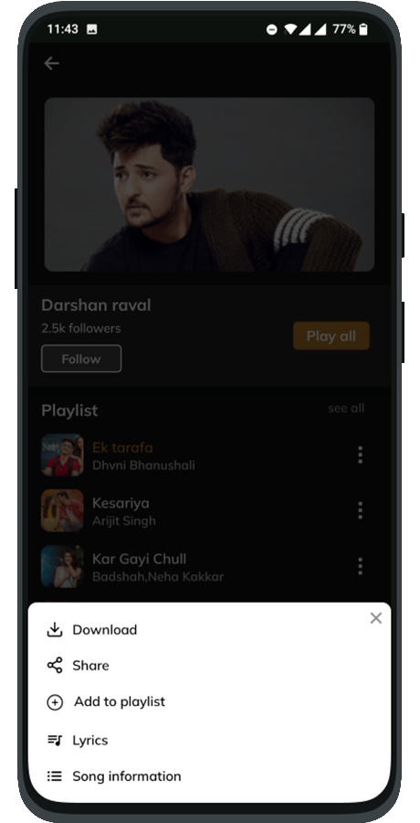 Online Music Streaming App | Music Player App | Music App in React ...