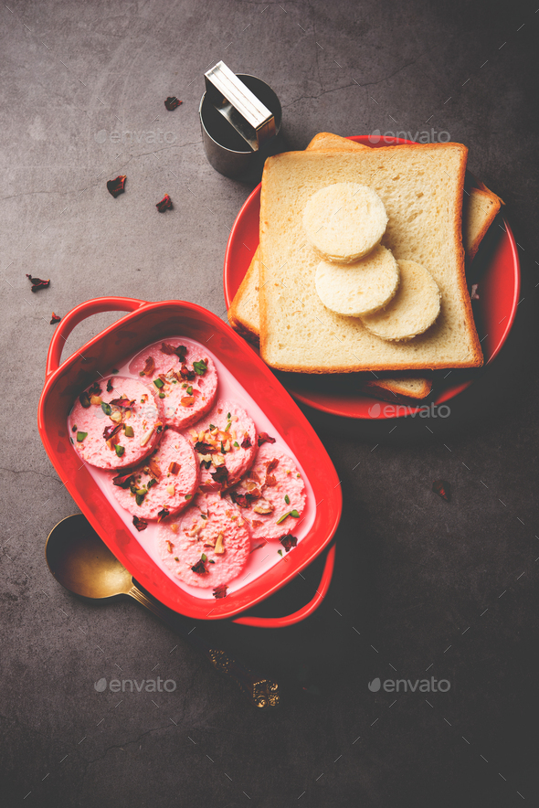 Rose Bread Rasmalai is the tweaked version of traditional Ras malai ...