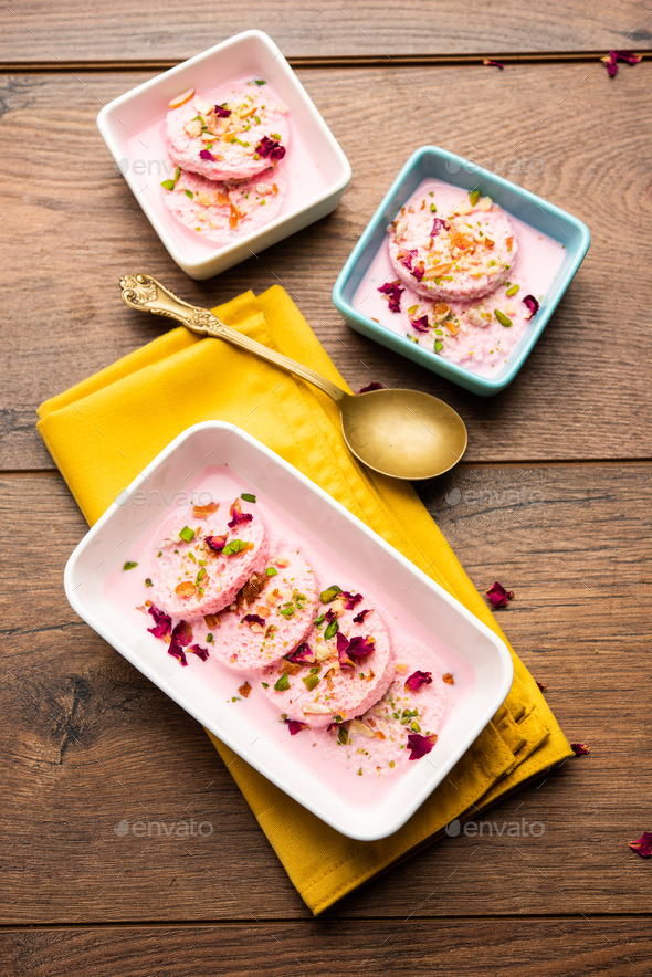 Rose Bread Rasmalai is the tweaked version of traditional Ras malai ...