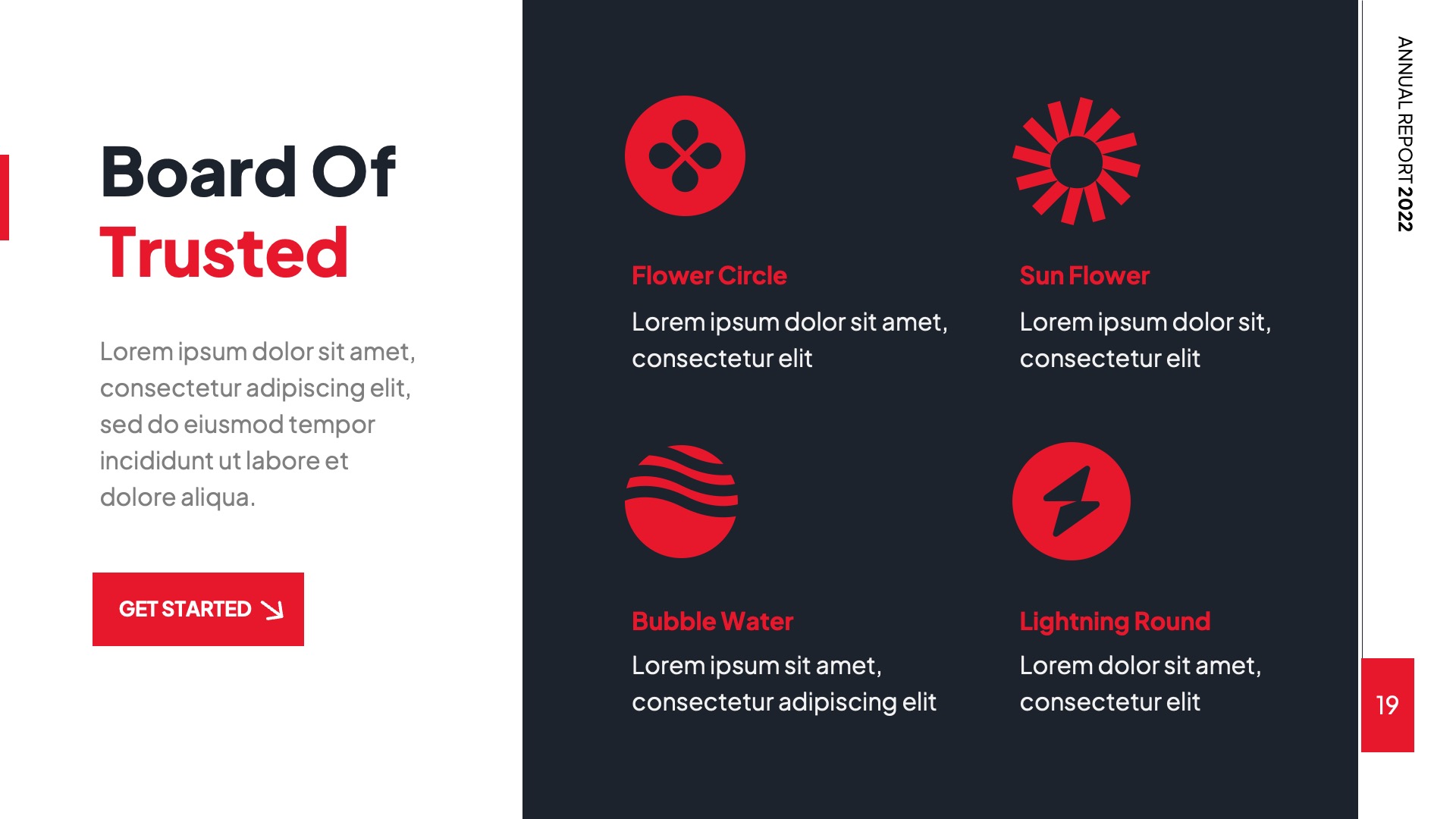 Repote - Annual Report Powerpoint Template, Presentation Templates