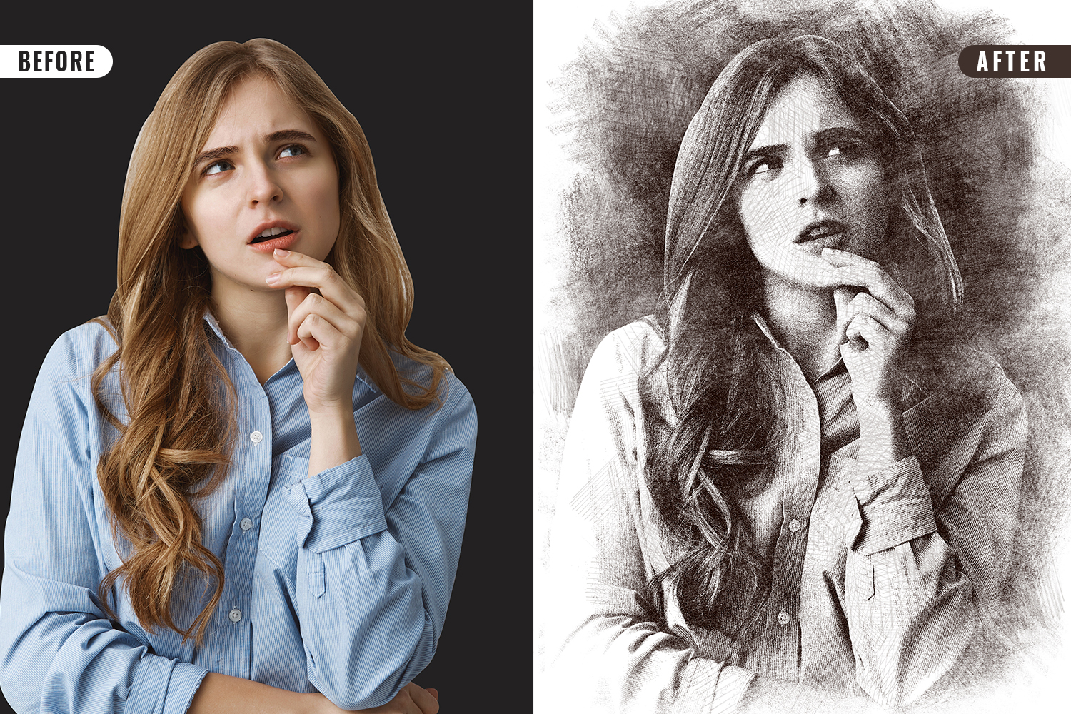 Sketch Photo Effect, Add-ons | GraphicRiver