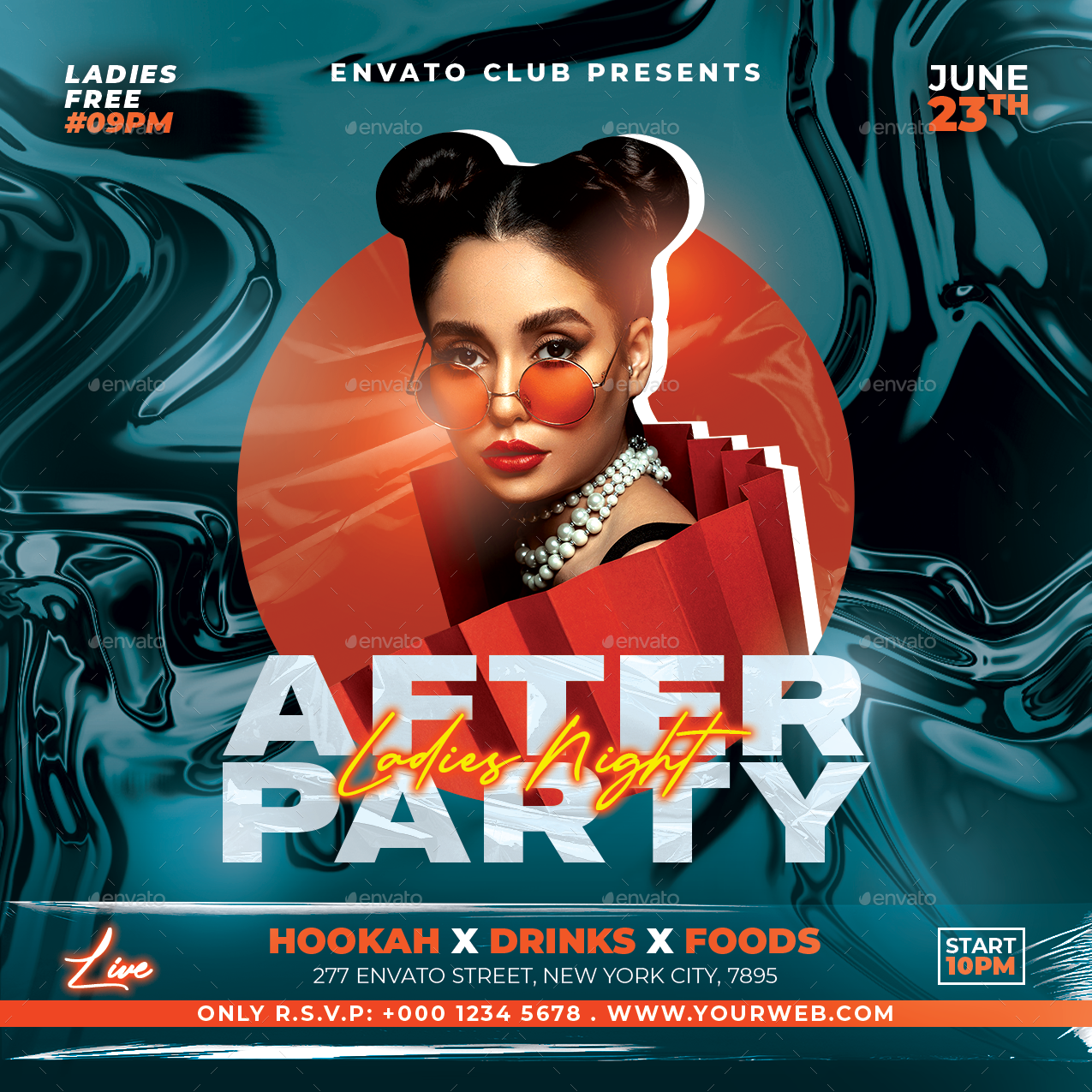 Ladies Night Flyer Bundle, Print Templates | GraphicRiver