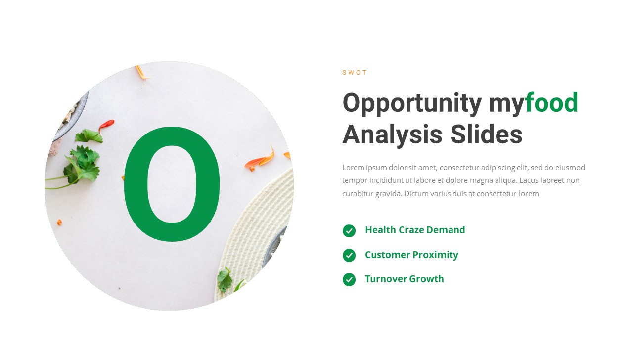 Myfood - Healthy Food Presentation PowerPoint Template, Presentation ...