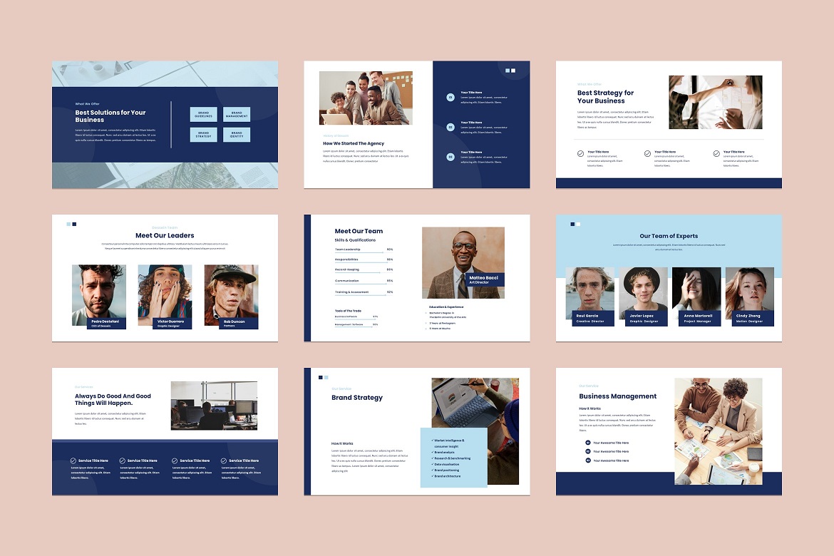 Creative & Modern Business PowerPoint Template, Presentation Templates