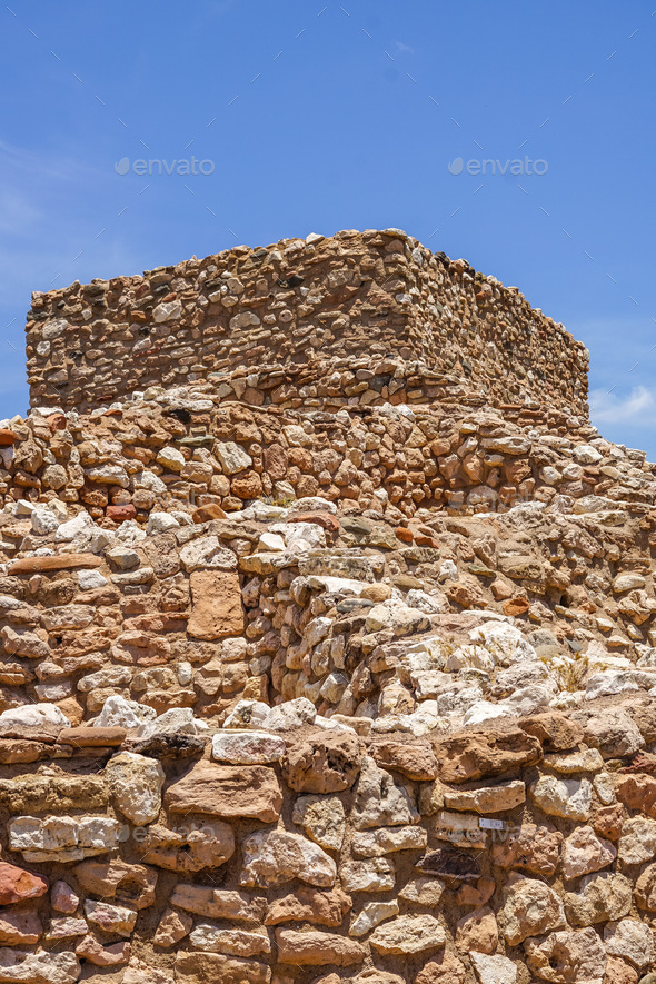 Ancient structure built from rock and mud Stock Photo by ChantelleL3