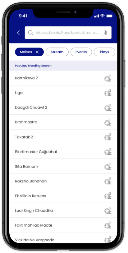 Book My Show Clone - Movie Ticket Booking App Flutter App Template - Mobile UI Kit by idea2code ...