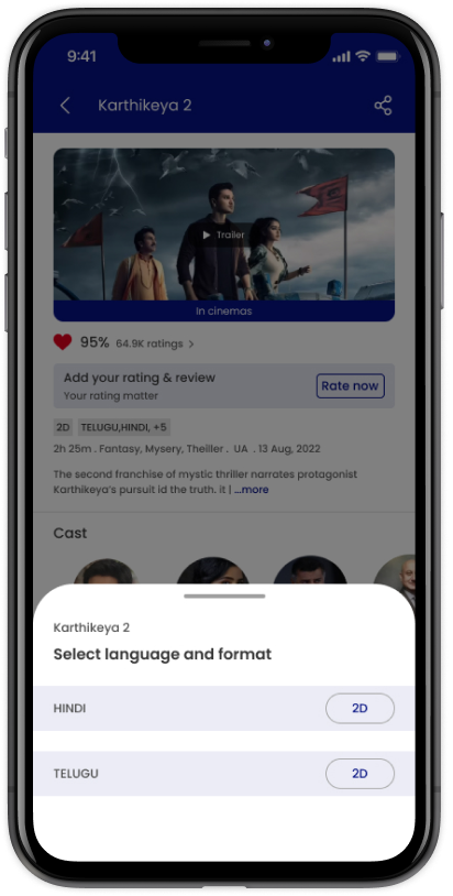 Book My Show Clone - Movie Ticket Booking App Flutter App Template - Mobile UI Kit by idea2code ...