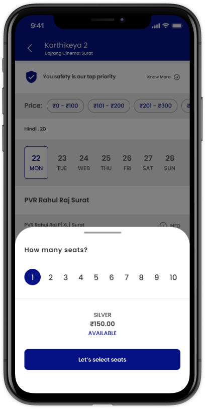 Book My Show Clone - Movie Ticket Booking App Flutter App Template ...