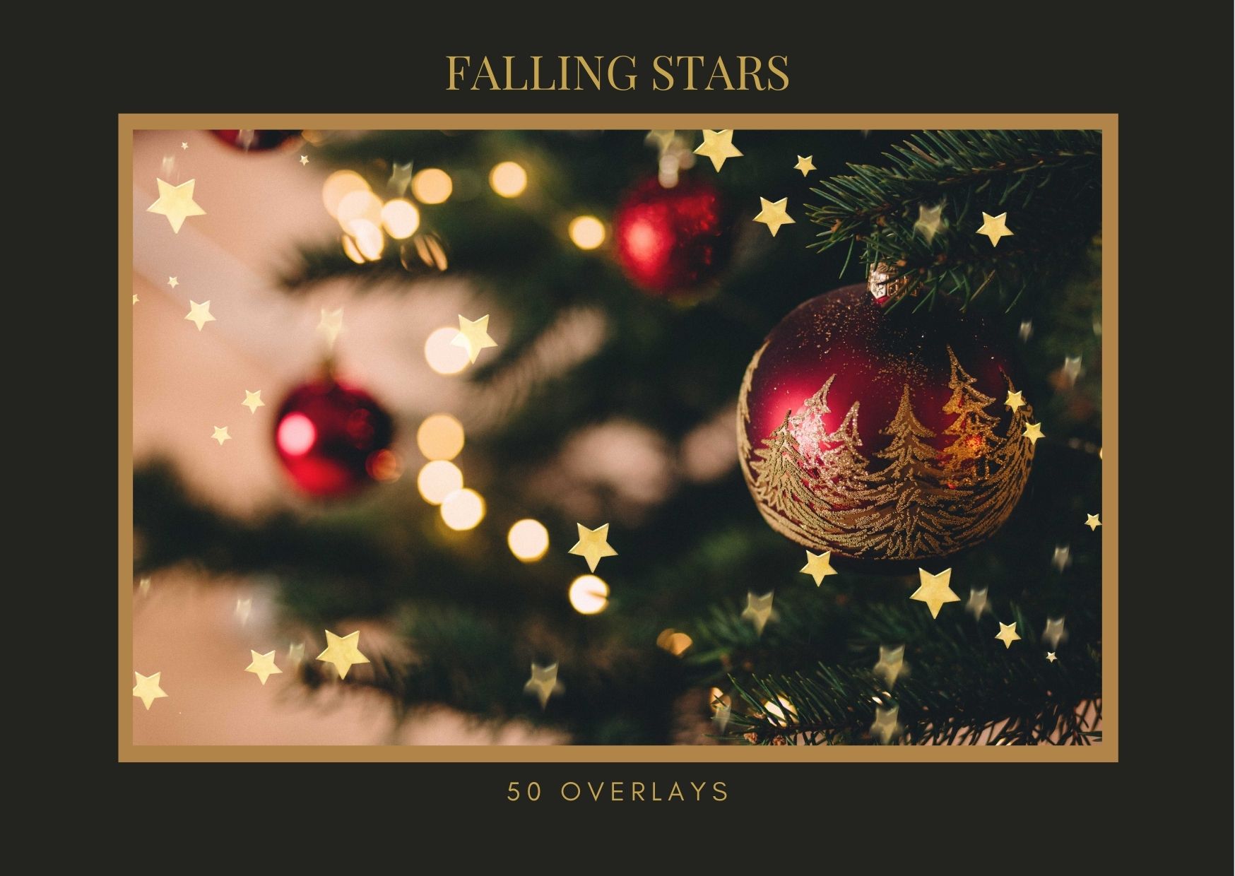 Falling Stars Overlays, Add-ons | GraphicRiver