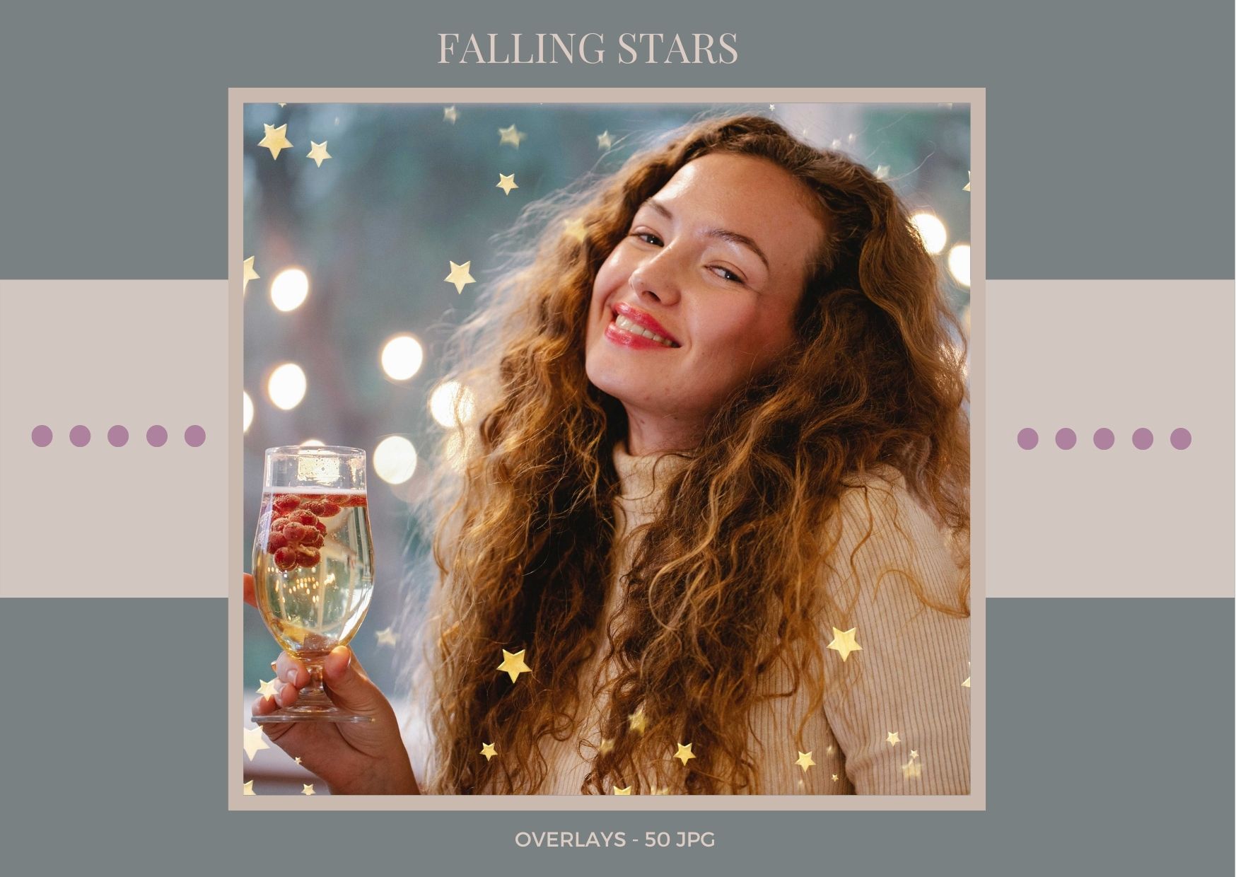 Falling Stars Overlays, Add-ons | GraphicRiver