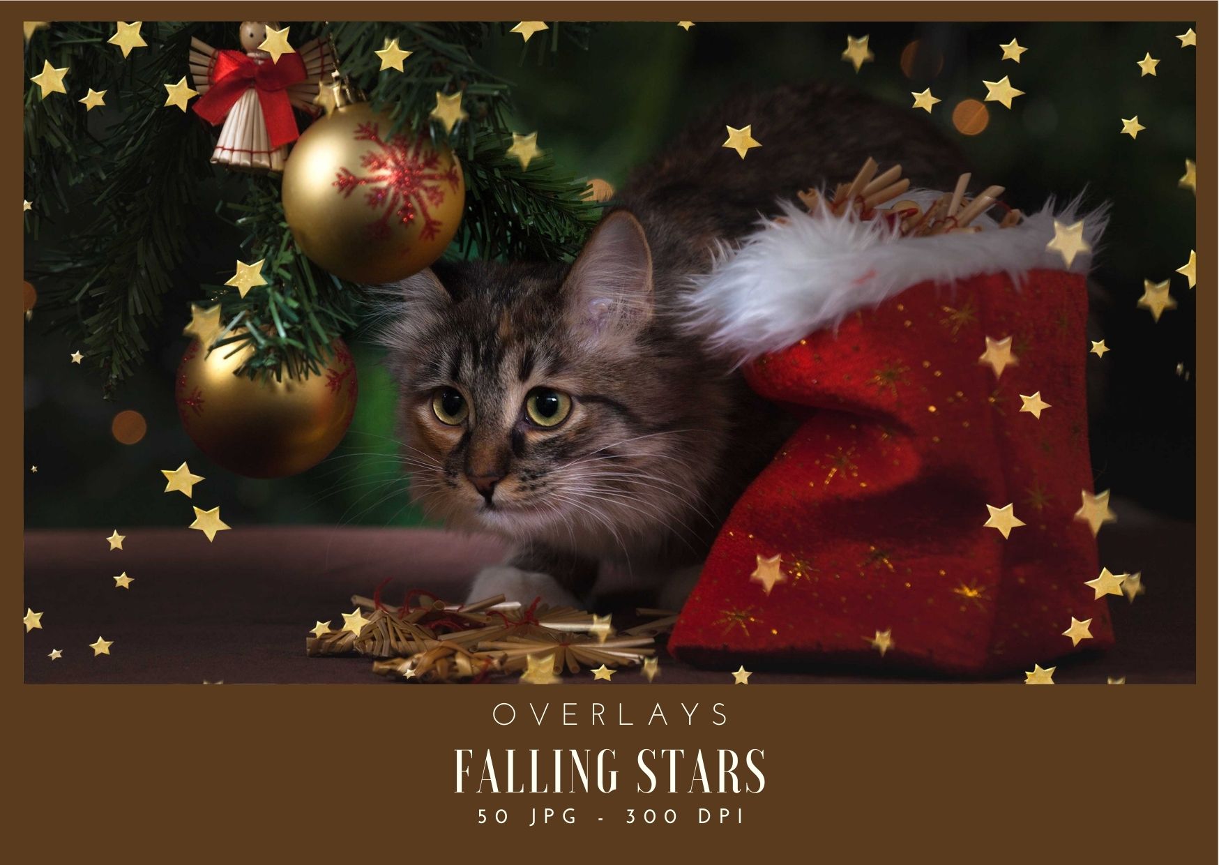Falling Stars Overlays, Add-ons | GraphicRiver