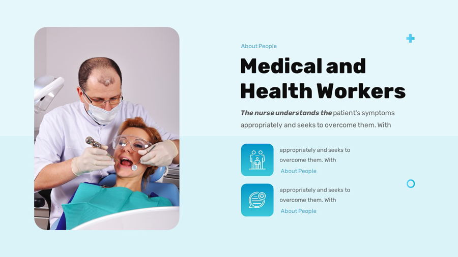 Medical and Healthcare Google Slides Template, Presentation Templates