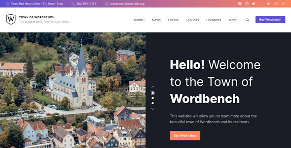 Wordbench - Municipal & Local Government WordPress Theme by LSVRthemes