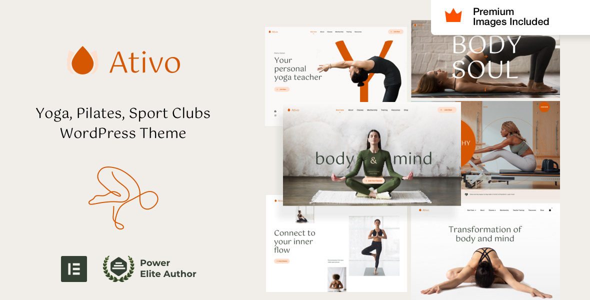 Ativo - Pilates Yoga WordPress Theme by vamtam | ThemeForest
