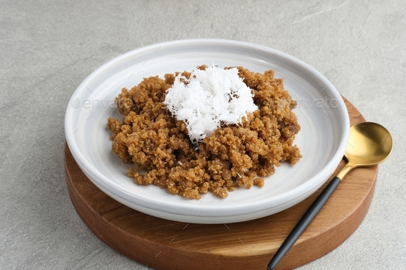 Tiwul, a traditional Indonesian food Stock Photo by tyasindayanti ...