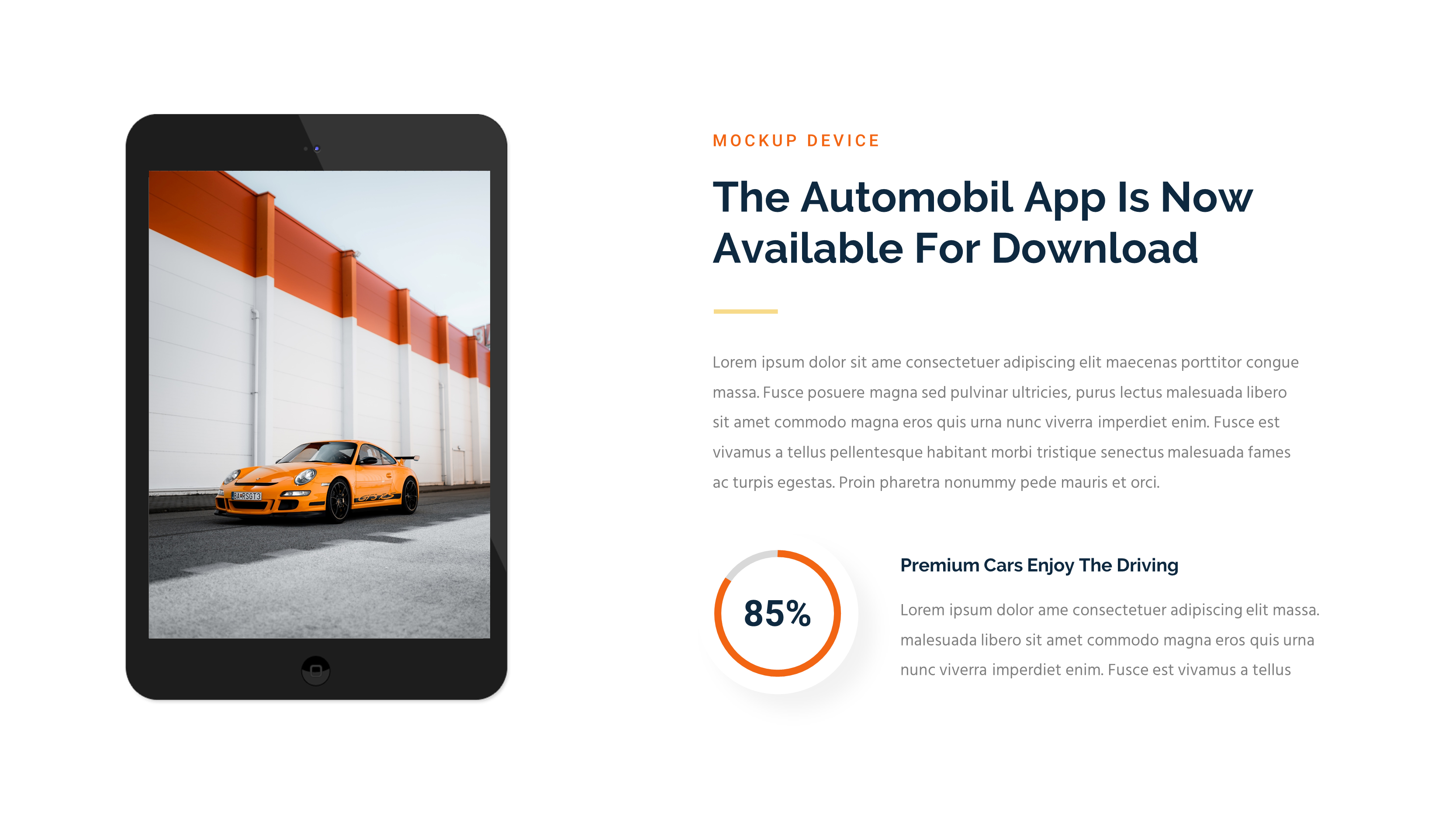 Automobil - Car Dealer Automotive PowerPoint Template, Presentation ...