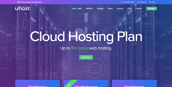 Uhost - Web Hosting & WHMCS by designesia | ThemeForest