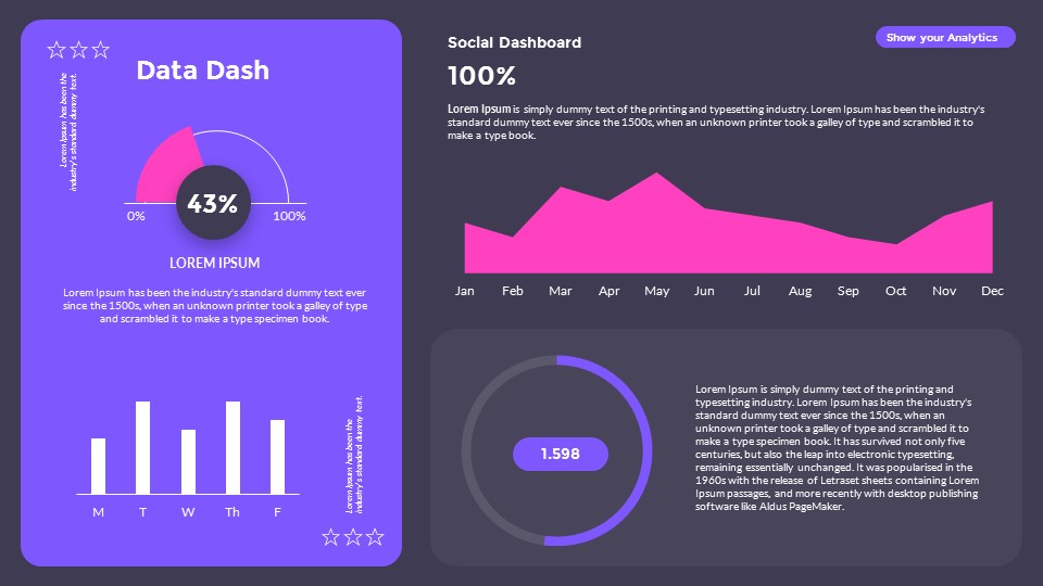 Boost Data Dashboards PowerPoint Presentation Template, Presentation ...