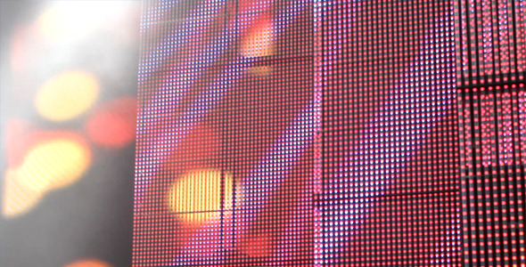 Red LED Screen, Stock Footage | VideoHive